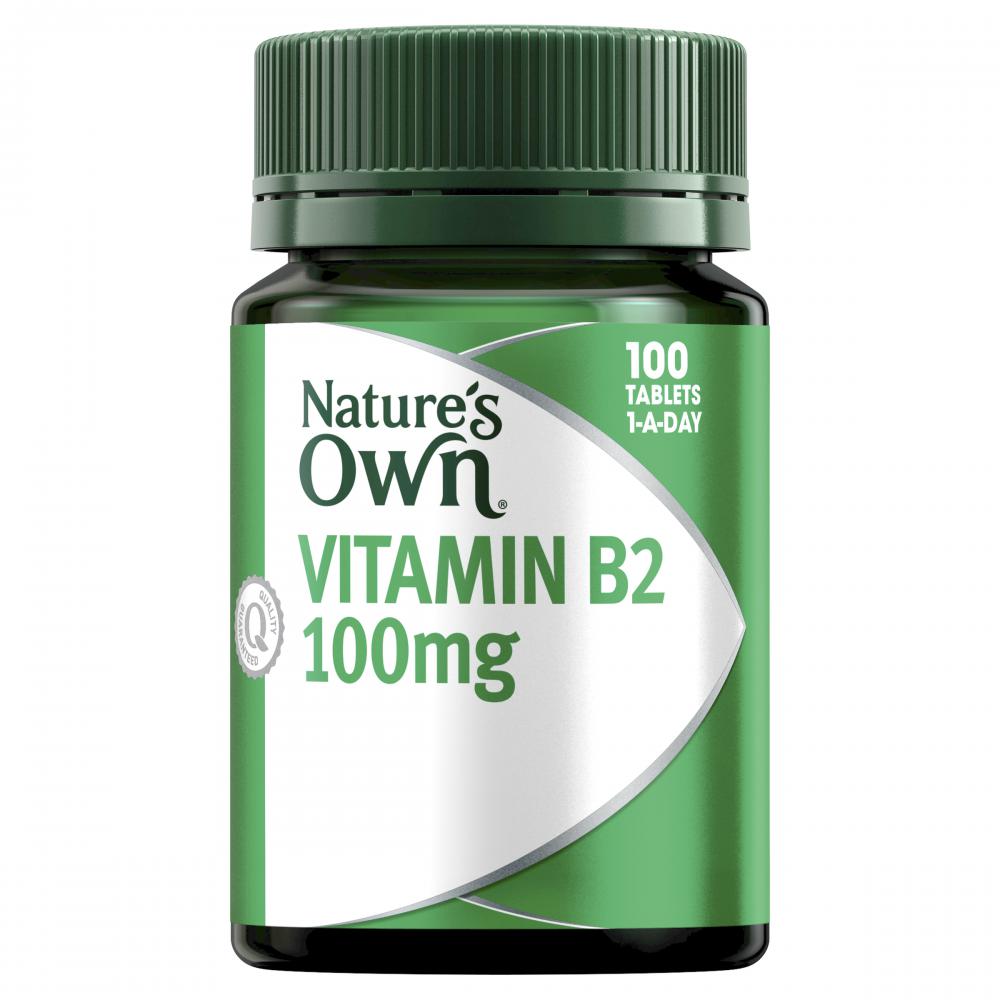 NATURES OWN VITAMIN TAB B2 100MG – Happy Olive Tree