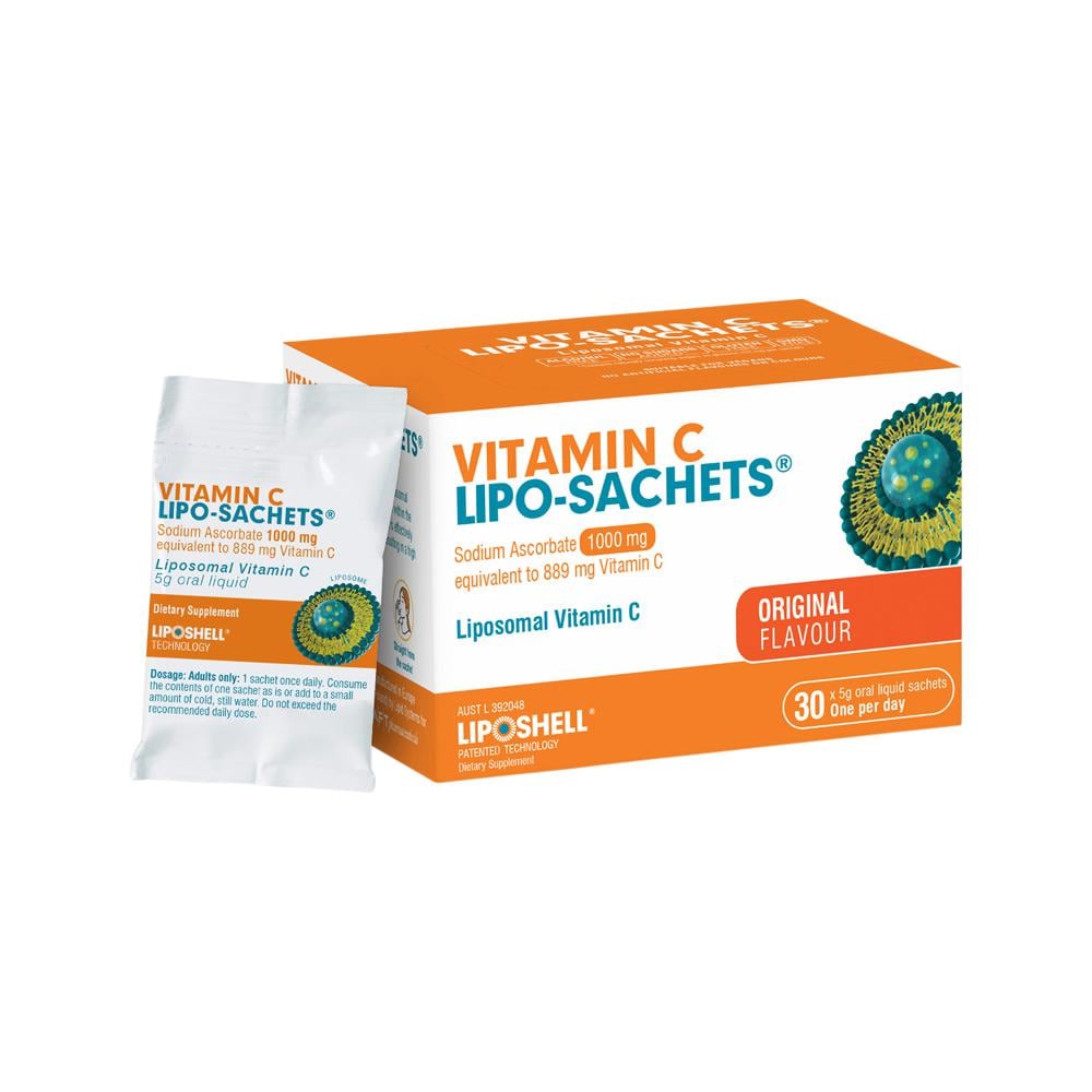Lipo-Sachets Vitamin C Original Oral Liquid Sachets 5g x 30 Pack ...