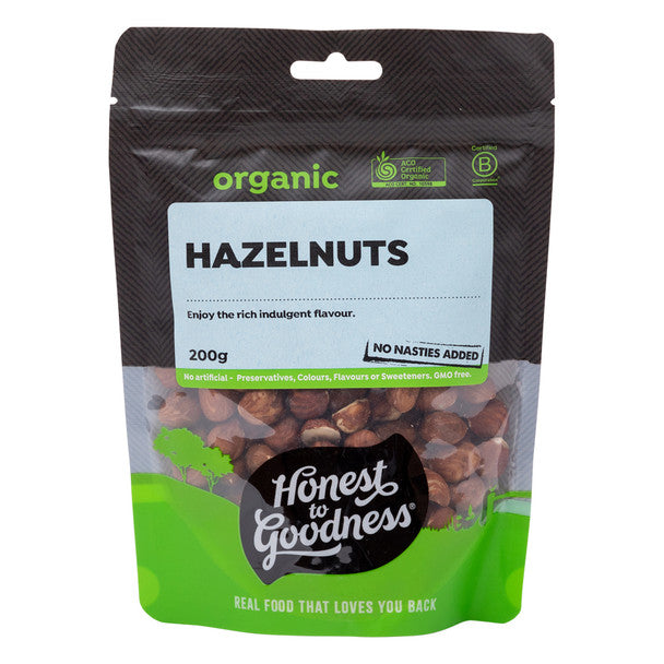 Organic Hazelnuts 200g – Happy Olive Tree